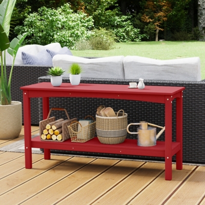 Click here for Westin Furniture Otto Outdoor Two Shelf Console Ta... prices
