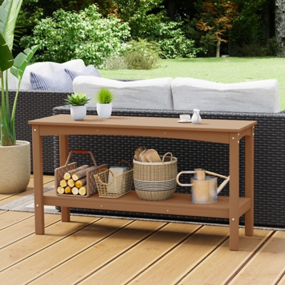 Click here for Westin Furniture Otto Outdoor Two Shelf Console Ta... prices