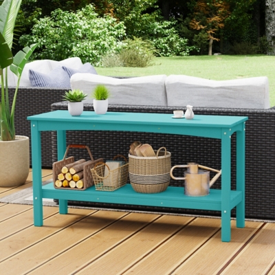 Click here for Westin Furniture Otto Outdoor Two Shelf Console Ta... prices