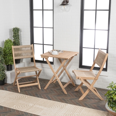 Click here for Jonathan Y Javea Outdoor Folding Bistro Table and... prices
