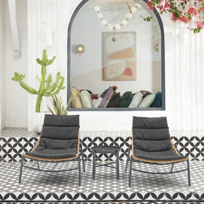 Click here for Manhattan Comfort Sunset Outdoor Chairs And End Ta... prices