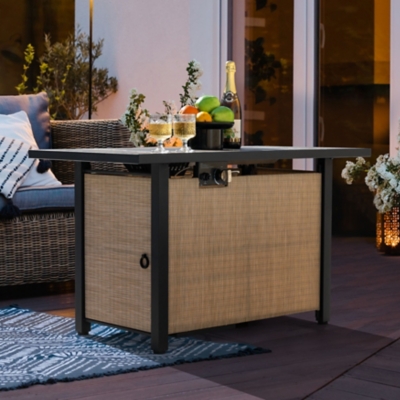 Click here for Nuu Garden Outdoor Propane Fire Pit Table  Beige prices