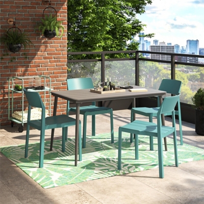 Click here for Novogratz April Outdoor Dining Table  Charcoal prices