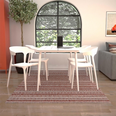 Click here for Novogratz April Outdoor Dining Table  White prices