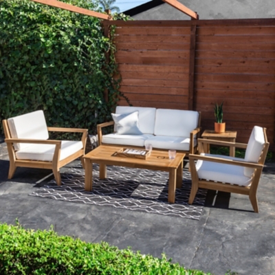 Click here for Linon Cary Outdoor Coffee Table  Natural prices