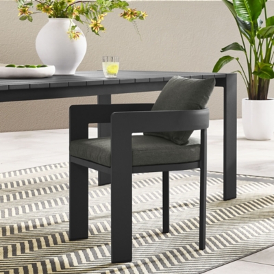 Click here for Modway Tahoe Outdoor Dining Chair  Gray/Charcoal prices