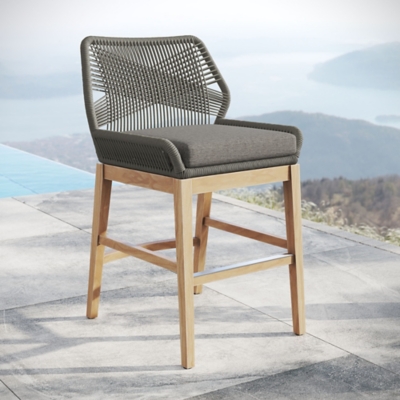 Click here for Modway Wellspring Outdoor Counter Stool  Gray prices