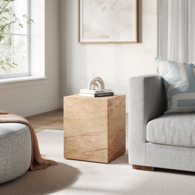 Click here for Modway Jordana Outdoor Side Table  Travertine prices