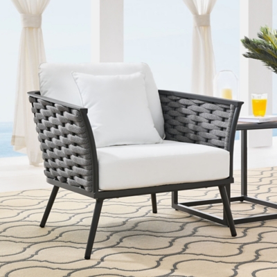 Click here for Modway Stance Outdoor Lounge Chair  Gray/White prices
