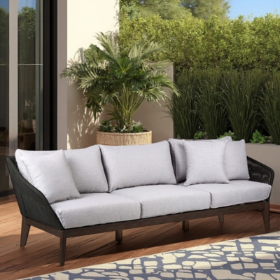 Click here for Armen Living Athos Outdoor Sofa  Black prices