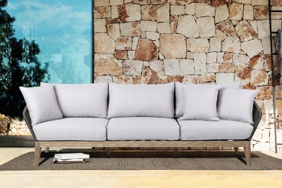 Click here for Armen Living Athos Outdoor Sofa  Gray prices