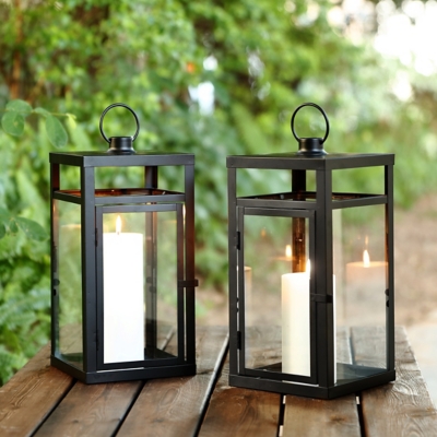 Click here for Safavieh Fraleigh Outdoor Soild Lantern  Black prices