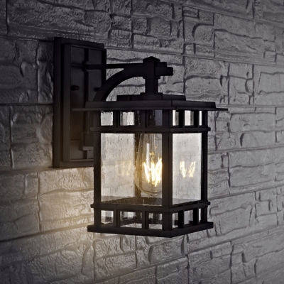 Click here for Safavieh Grayter Outdoor Wall Lantern  Black prices