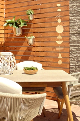 Bayberry Lane Geometric Windchime | Ashley