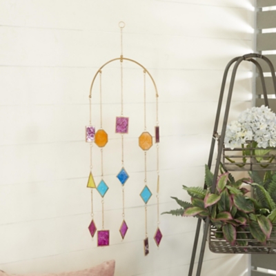 Click here for Bayberry Lane Multicolored Windchime  Gold/Red/Pin... prices