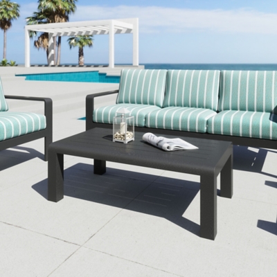 Click here for Erika Home Rolig Outdoor Coffee Table  Black prices