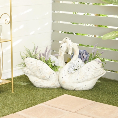 Bayberry Lane Outdoor Swan Planter | Ashley