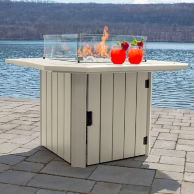 Click here for Highwood Oasis Outdoor Fire Pit Table  Whitewash prices