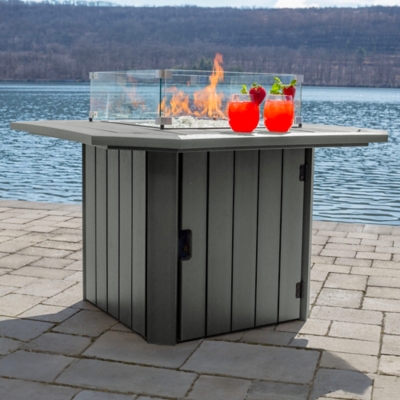 Click here for Highwood Oasis Outdoor Fire Pit Table  Coastal Tea... prices