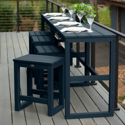 Click here for Highwood Monroe Outdoor Dining Table with 4 Stools... prices