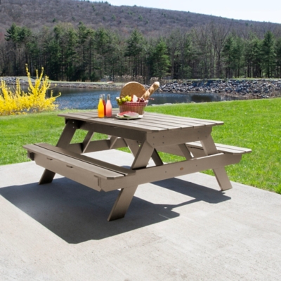 Click here for Highwood Hometown Outdoor Picnic Table  Woodland B... prices