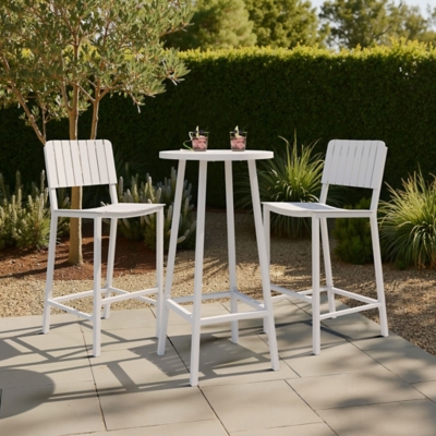 Click here for Erika Home Ren Outdoor Dining Table  White prices