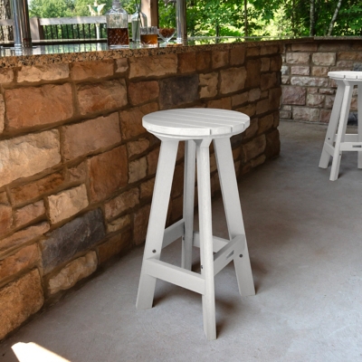 Click here for Highwood Birch Outdoor Bar Stool  White prices