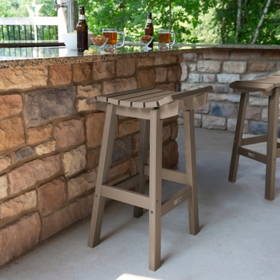 Click here for Highwood Summit Outdoor Bar Stool  Woodland Brown prices
