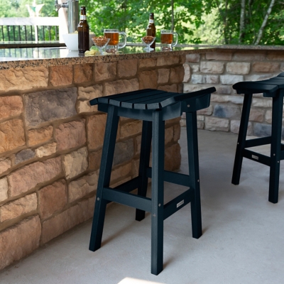 Click here for Highwood Summit Outdoor Bar Stool  Federal Blue prices