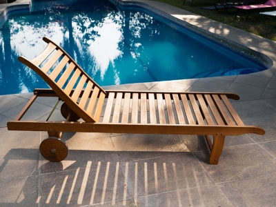 Click here for Amazonia Krabi Outdoor Chaise Lounge  Dark Teak prices