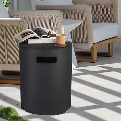 Click here for Afterglow Outdoor Side Table  Black prices