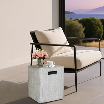 Click here for Afterglow Outdoor Square Side Table  Gray prices
