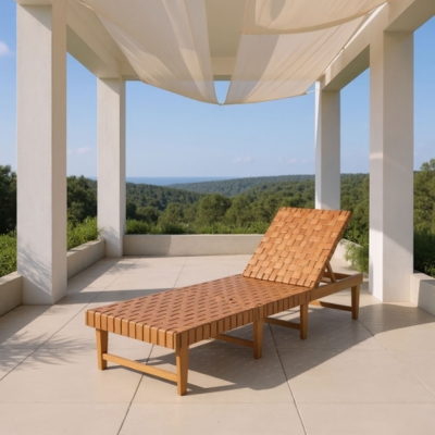 Click here for ZUO Breath Outdoor Chaise Lounge  Brown prices