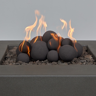 Click here for Real Flame Outdoor Fire Pit Sphere Set  Black prices