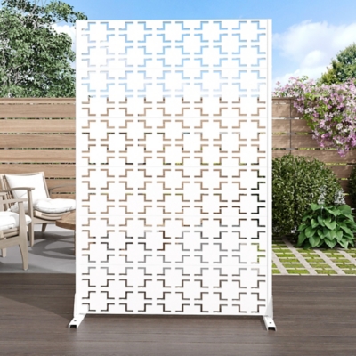 Dovelina Verano 72" Outdoor Square Pattern Privacy Screen | Ashley