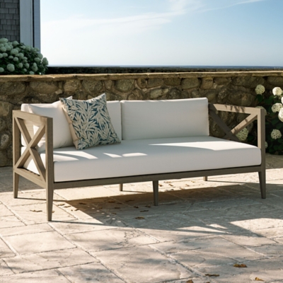 Click here for Modway Northlake Outdoor Loveseat  Weathered Gray/... prices