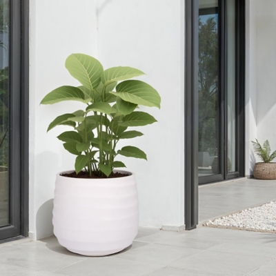 Click here for Safavieh Marta Outdoor Planter  White prices