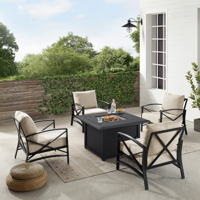Click here for Crosley Furniture Kaplan Outdoor 4 Lounge Chair wi... prices
