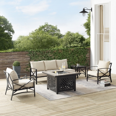 Click here for Crosley Furniture Kaplan Outdoor Conversation Set... prices