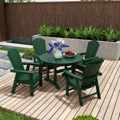 Click here for Altura Adirondack Outdoor Round Table and 4 Chairs... prices