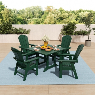 Click here for Laguna Outdoor Adirondack Square Table and 4 Chair... prices
