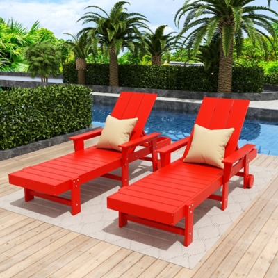 Click here for Shoreside Reclining Chaise Lounge with Arms and Wh... prices