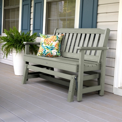 Click here for Highwood Lehigh Outdoor Gliding Bench  Eucalyptus prices