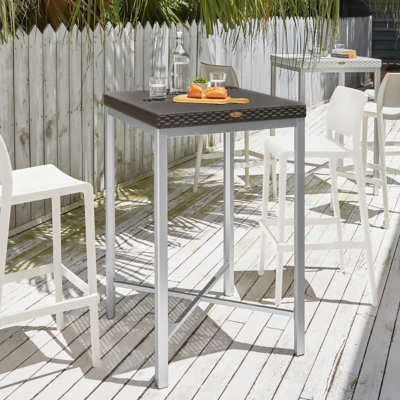 Click here for Russ Outdoor Bar Table  Brown prices