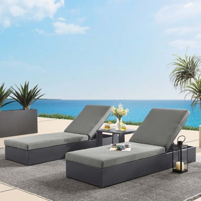 Click here for Modway Tahoe Outdoor 2 Chaise Lounge and Side Tabl... prices