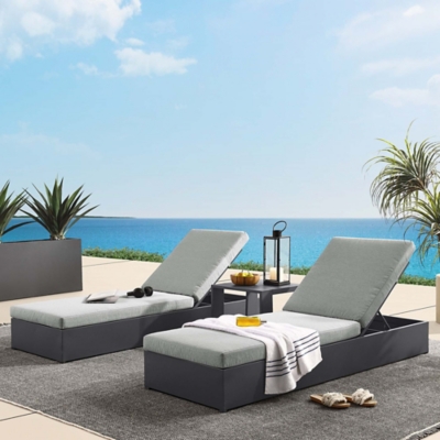 Click here for Modway Tahoe Outdoor 2 Chaise Lounge and Side Tabl... prices