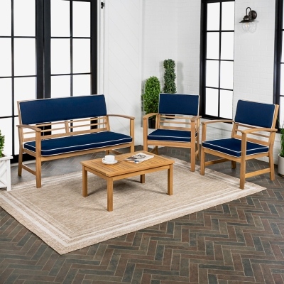 Click here for Jonathan Y Barclay Outdoor Sofa and 2 Chairs with... prices