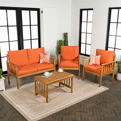 Click here for Jonathan Y Everly Outdoor Sofa and 2 Chairs with C... prices
