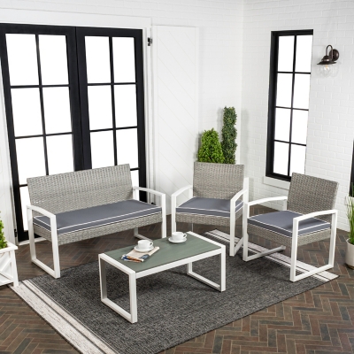 Click here for Jonathan Y Elina Outdoor Sofa and 2 Chairs with Co... prices