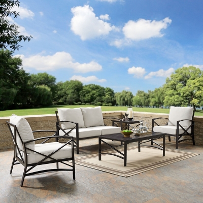 Click here for Crosley Furniture Kaplan Outdoor Conversation Set... prices